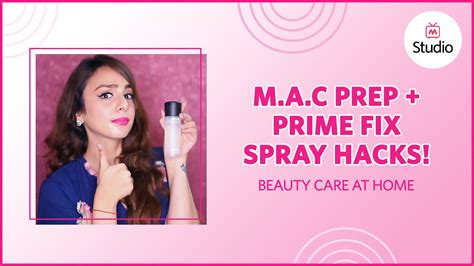 How To Use Mac Prep Prime Fix Spray In Ways Myntra Studio Youtube