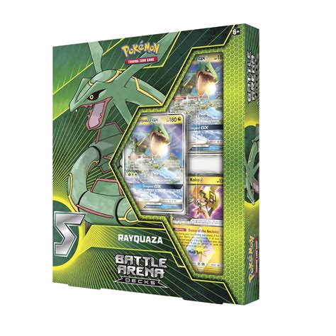 Pokémon Tcg Rayquaza Gx Battle Arena Deck Arcade Game Cards
