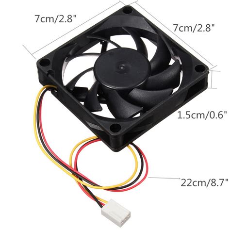 V Internal Desktop Computer Cpu Case Cooling Cooler Master Silent Fa Electronic Pro