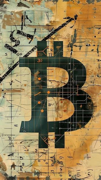 Premium Photo Bitcoin Symbol As A Fraction On A Mathematical Equation