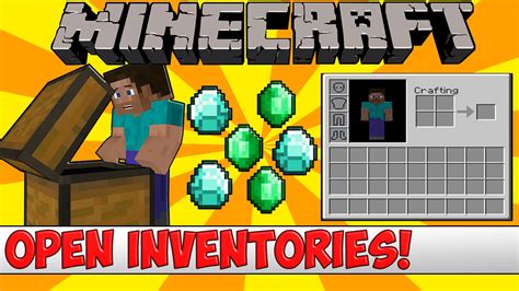 minecraft bukkit plugin open inventories tutorial youtube