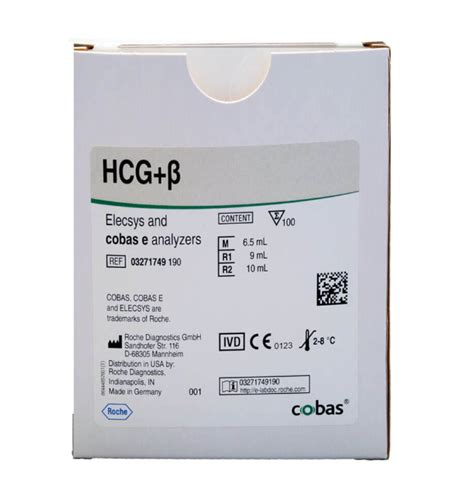 3271749190 Hcg Beta Elecsys Roche Cobas E 100 V2