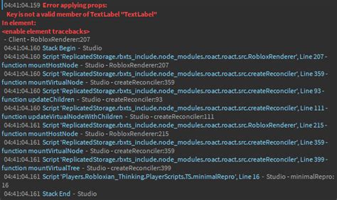 Roact Tsx Spreading An Object With A Key Property Results In Incorrect