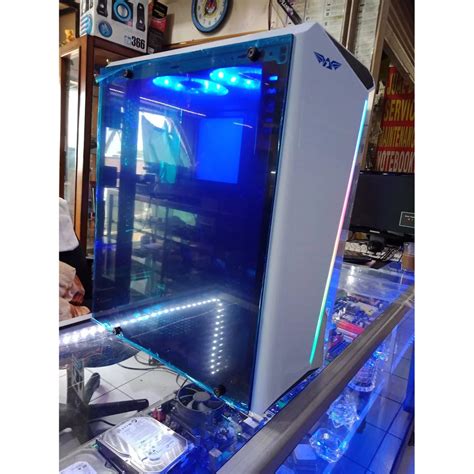 Jual Pc Cpu Rakitan Ryzen 3 2200g Led Samsung 24 Curve Shopee Indonesia