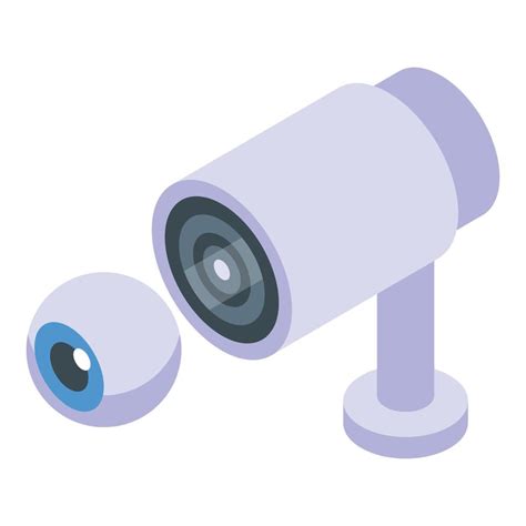 Camera Password Protection Icon Isometric Style 15873079 Vector Art At Vecteezy