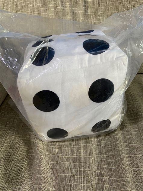 Monopoly Dice Cube Cushion Hobbies And Toys Toys And Games On Carousell