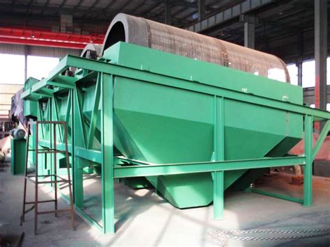 Alluvial Placer Gold Processing Plant Trommel Drum Sieve Trommel Screen