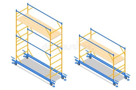 Isometric Scaffolding Stock Illustrations 101 Isometric Scaffolding