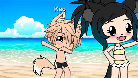 ~at The Beach With Banana Boi Gacha Life Amino