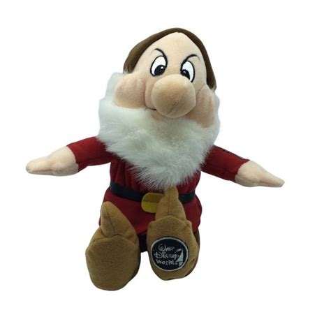 Disney Toys Walt Disney World Snow Whites Grumpy Plush Stuffed Toy