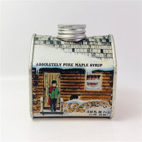 Maple Syrup Tin Etsy Canada