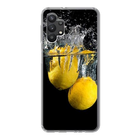 Muchowow Handyhülle Zitrone Frucht Stilleben Wasser Gelb