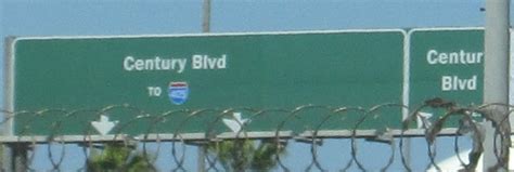 Center Way And World Way Come Together With Ca 1 Ramps As Century Blvd