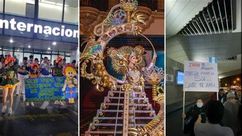 Así fue la despedida de Ivana Batchelor en el aeropuerto rumbo a Miss