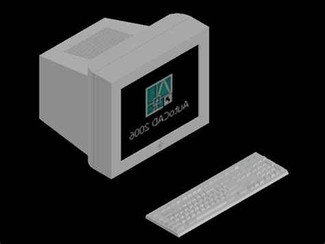 Monitor Keyboard In Autocad Download Cad Free 356 3 Kb Bibliocad