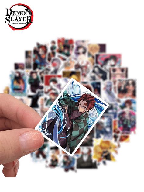 50 Piezas Pegatina De Slayer Con Licencia Oficial De Toei Animation