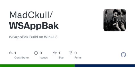 Github Madckull Wsappbak Wsappbak Build On Winui
