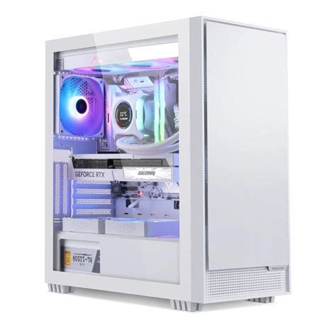 Segotep All White Black 360 Water Cooler Supported Eatx Gaming Pc Case Computer Case And Pc