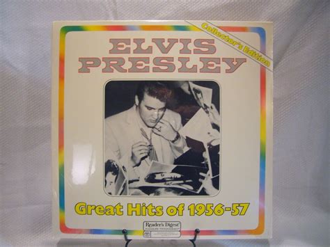 Readers Digest Elvis Presley Great Hits Of 1956 57 Lp Factory Sealed
