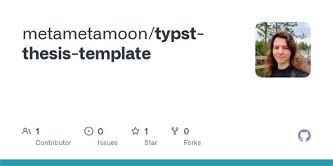Github Metametamoontypst Thesis Template