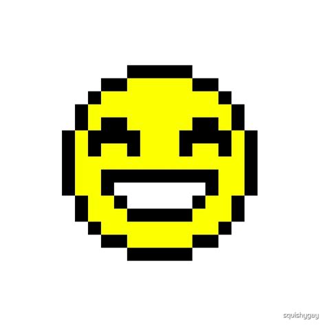 Flushed Emoji Pixel Art Vrogue Co