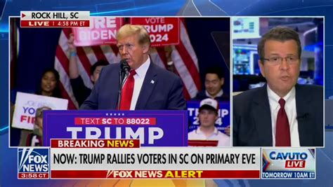 Moment Fox News Takes Trump Off Air To Clarify South Carolina Speech
