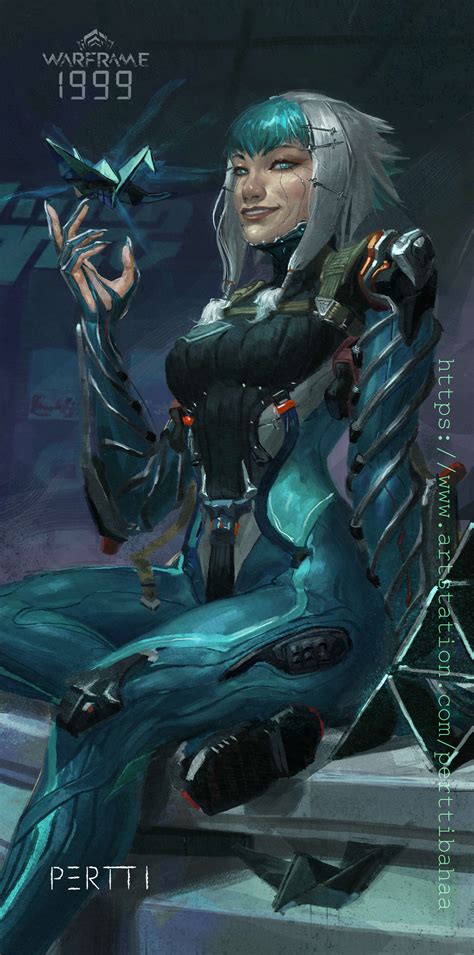 artstation aoi proto mag warframe 1999 fan art