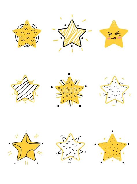 星星 源文件下载【酷图网】星星五角星星星图标星星icon手绘星星卡通星星星星涂鸦可爱星得星星装饰小星星 花瓣网