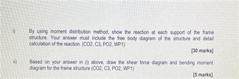 Solved Figure Below Shows A Frame Structure Which Is Chegg