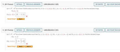 solved [0 1 points] larlinalg8 6 1 025 let t r3→r3 be a