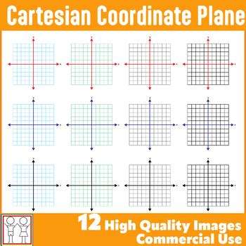 Cartesian Coordinate Plane Clip Art By Catherine S TPT