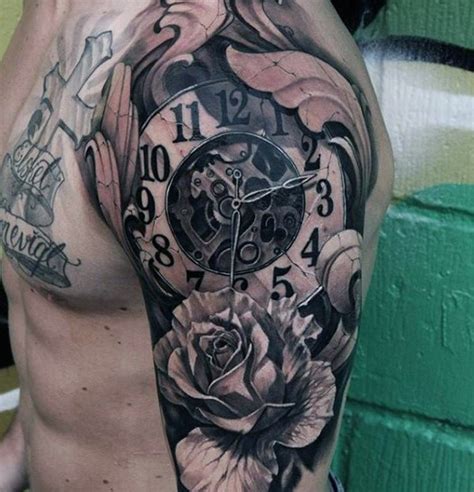 80 Uhr Tattoo Designs Für Männer Timeless Ink Ideas Mann Stil Tattoo