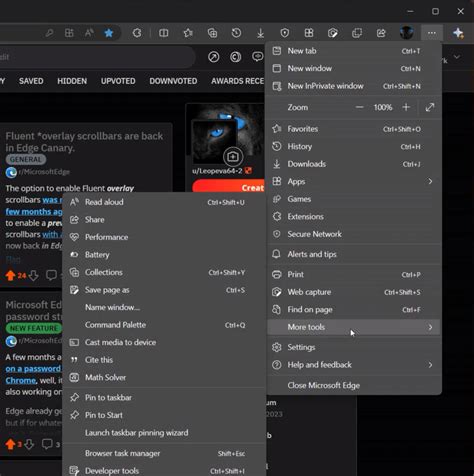 Microsoft Finally Has A Fix For Edge S Oversized Menus Neowin