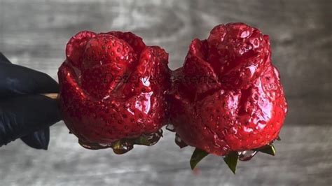 How To Make Rose Candy Strawberries 🍓 ️🌹 Candy Strawberry Viral Trending Diy Youtube Easy