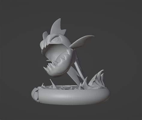 Carvanha Sharpedo And Mega Sharpedo 3d Print Model 3d Model 3d Printable Cgtrader