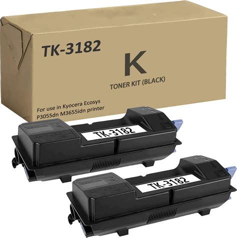 Aprone Tk 3182 Tk3182 Black Toner Cartridge Replacement For
