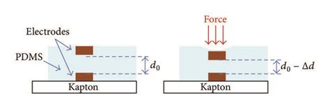 Cut View Of A Single Planar Capacitive Sensor Dedicated To Normal Download Scientific Diagram