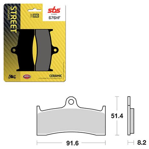 Sbs Atvutv Ceramic Brake Pad 6190676108 Garage Harry Stanley