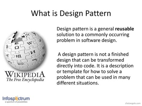 Design Patterns Presentation Chetan Gole Pdf
