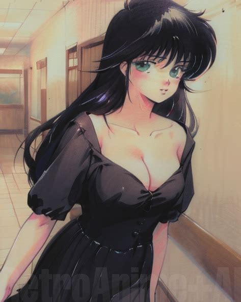 Why Are You Bringing Madoka To School Retro Anime Ai