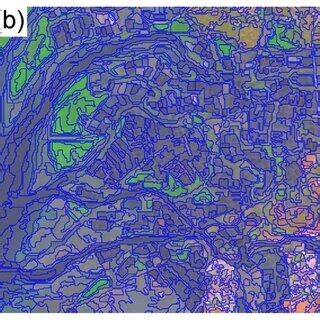 Comparison Of Object Oriented Segmentation A ESP Segmentation B Download Scientific