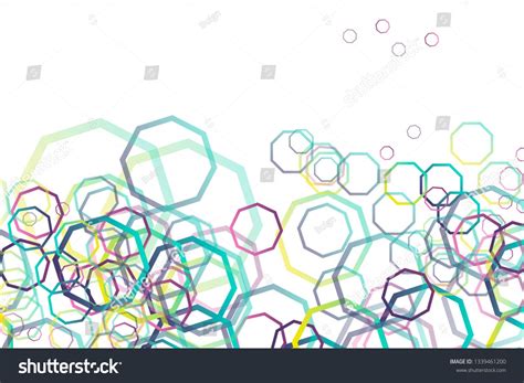 Geometric Modern Abstract Background With Octagons Pattern Medicine