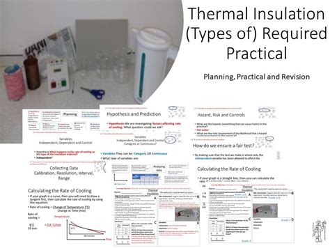 Thermal Insulation Required Practical Lesson With Instructions For Home Use Teaching Resources