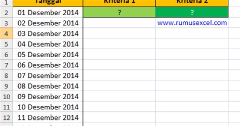 Conditional Formatting Dengan Dua Kriteria Atau Lebih