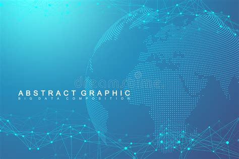Big Data Complex World Globe Graphic Abstract Background Communication Perspective Backdrop Of