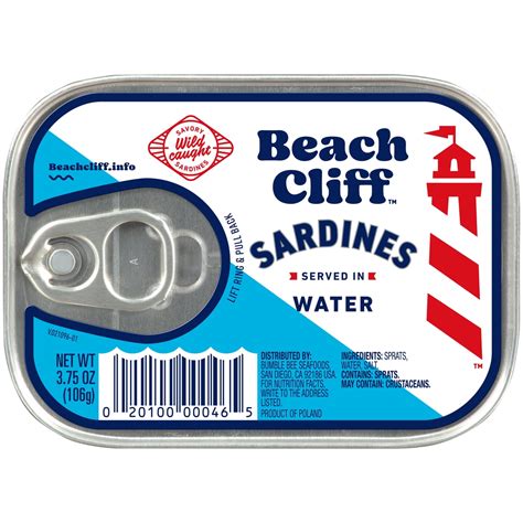 Canned Sardines In Water