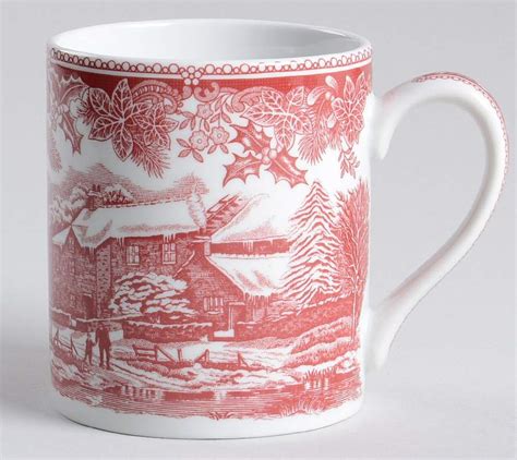 Winters Eve Red Camilla Mug By Spode Replacements Ltd