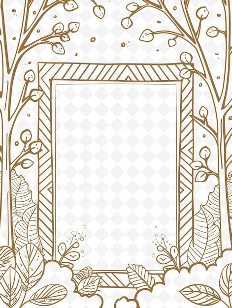 Premium Psd A Frame With Birds On The Top Of It