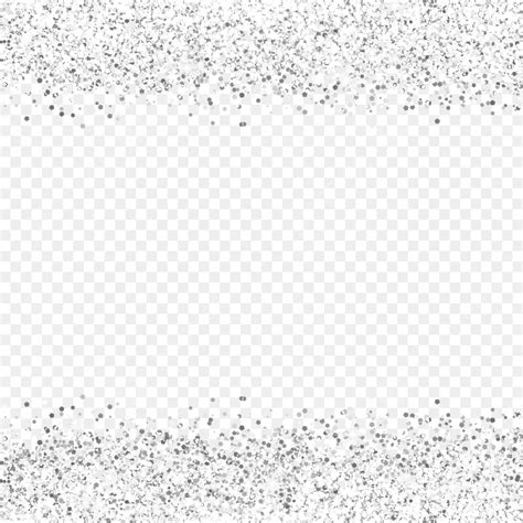 Silver Glitter Border Png Picture Silver Color Glitter Sand Border Png