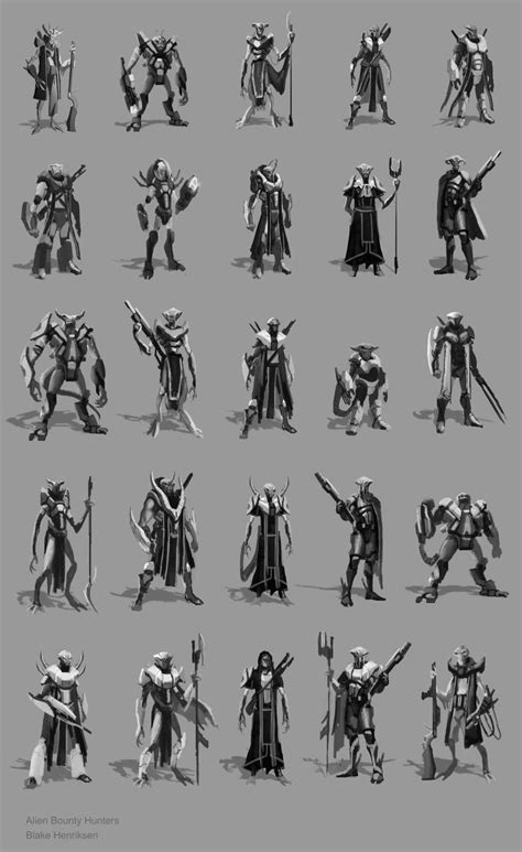 Artstation Alien Bounty Hunters Blake Henriksen Alien Concept Art